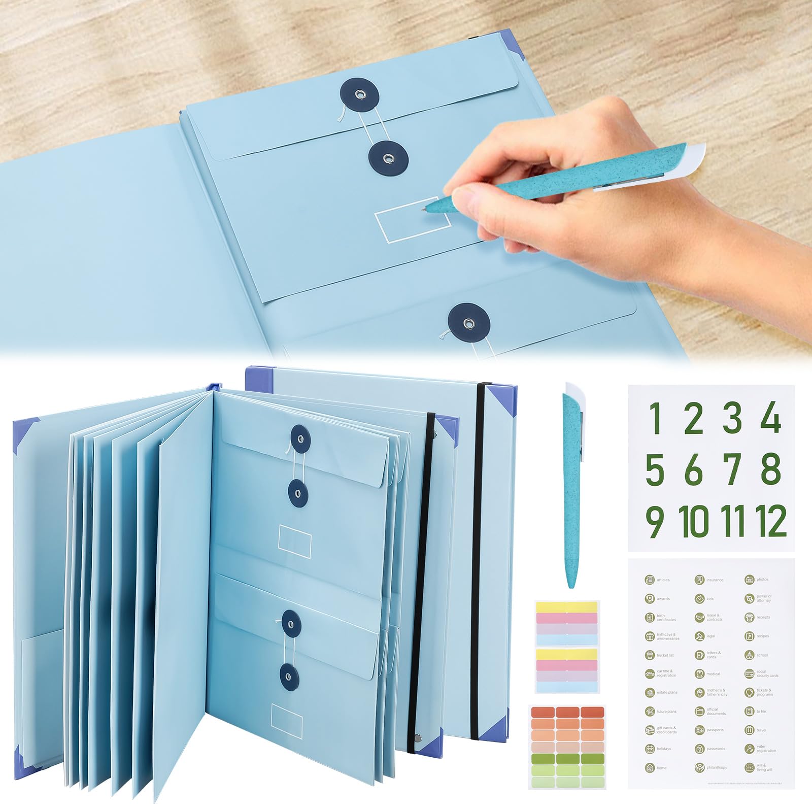 If i Die Binder - Veleron Life Organizer,Important Document Organizer ...