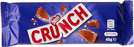 Nestle Crunch Chocolate Bar, 45 Grams x 36 : Amazon.com.au: Grocery