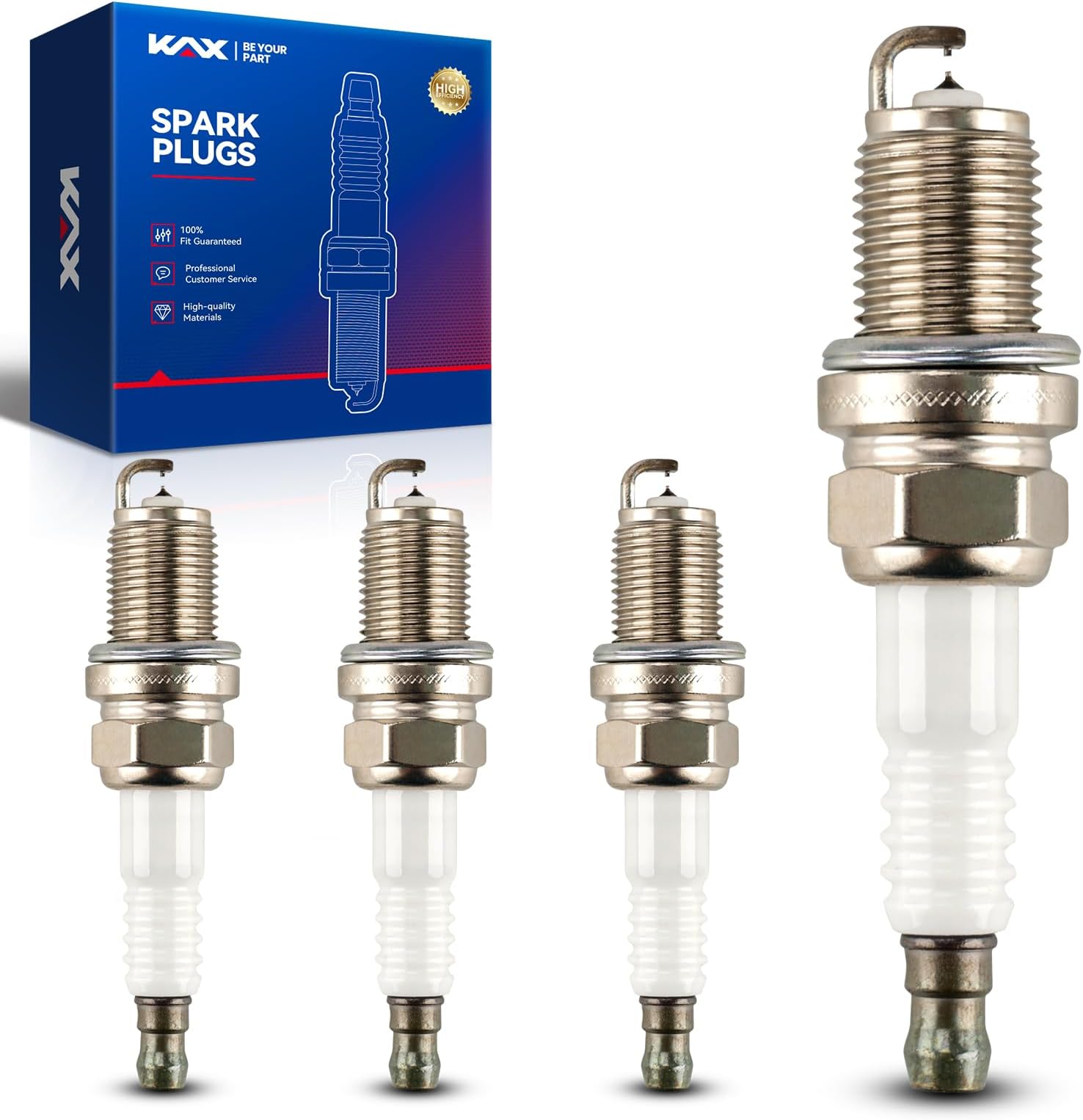 Amazon.com: NGK 6953 V-Power Spark Plug - BKR5E-11, 4 Pack : Automotive