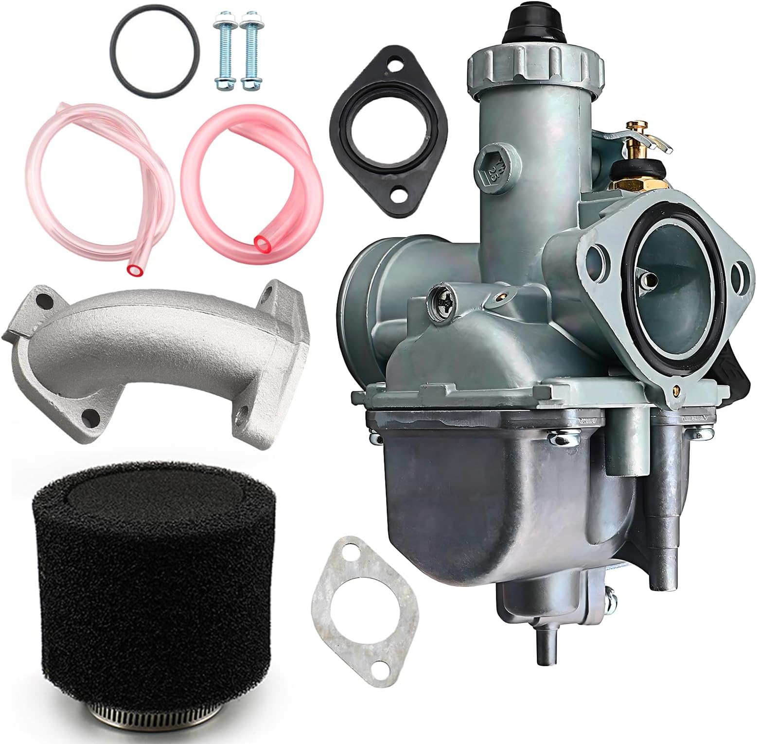 Amazon.com: VM22 26mm Carburetor/Inlet Pipe Manifold/Air Filter for ...