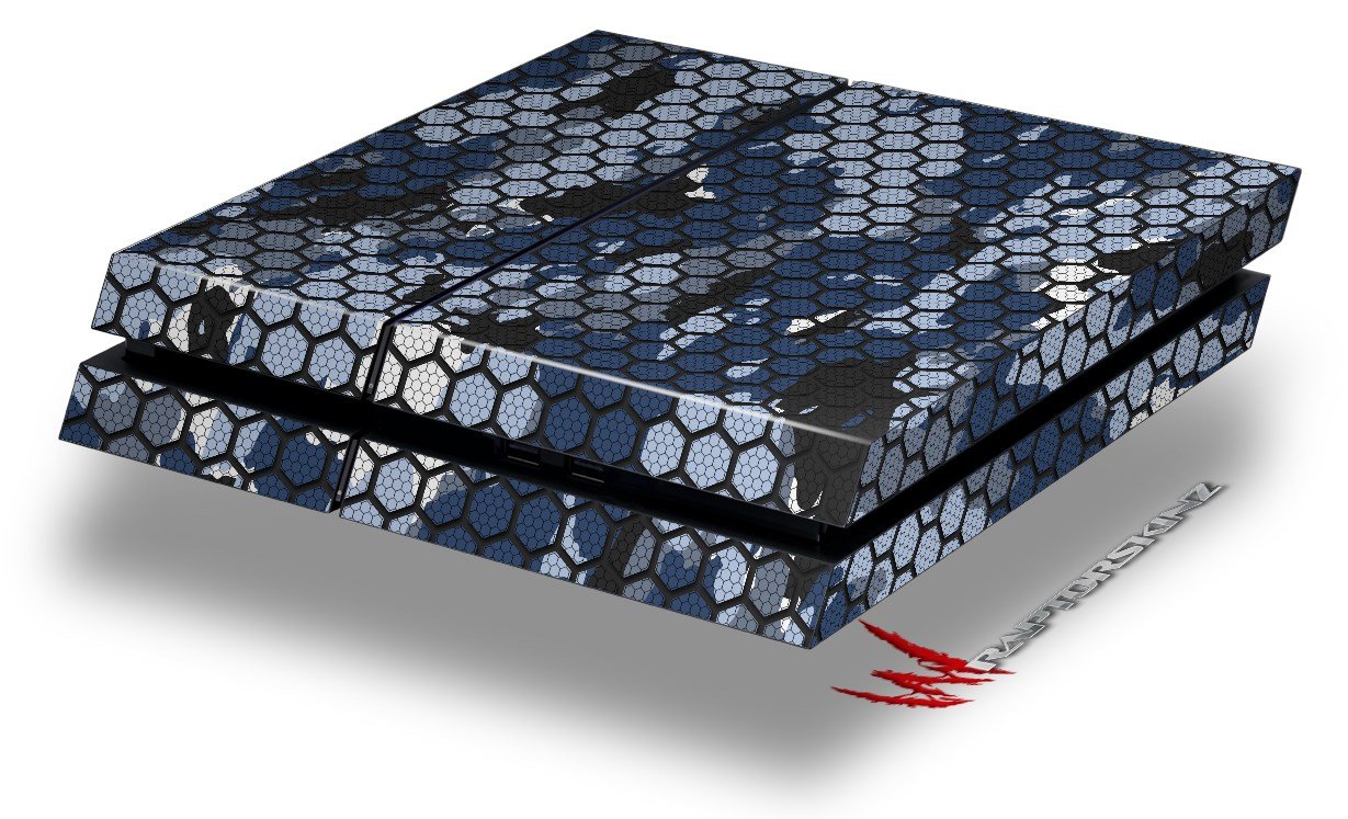 Amazon.com: HEX Mesh Camo 01 Blue - Decal Style Skin fits original PS4 ...