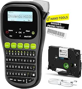 Amazon.com : VolenGo Label Maker, Label Maker Machine with Tapes Waterproof, Labeler Machine ...