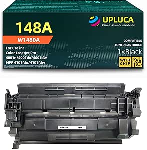 Amazon.com: 148A 1480A Toner Cartridge (with Chip) Black Compatible ...