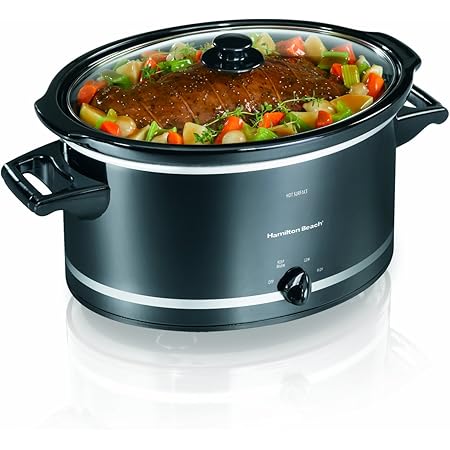 Amazon.com: Hamilton Beach Slow Cooker, Extra Large 10 Quart, Stay or ...
