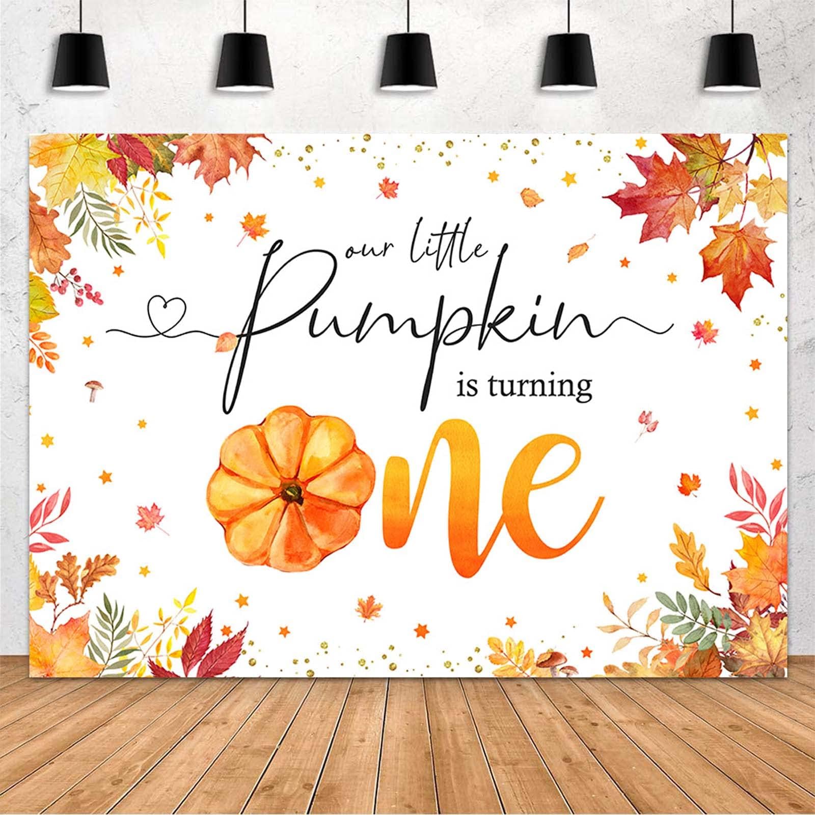 Amazon.com : MEHOFOND 7x5ft Boy Pumpkin 1st Birthday Party Decoration ...