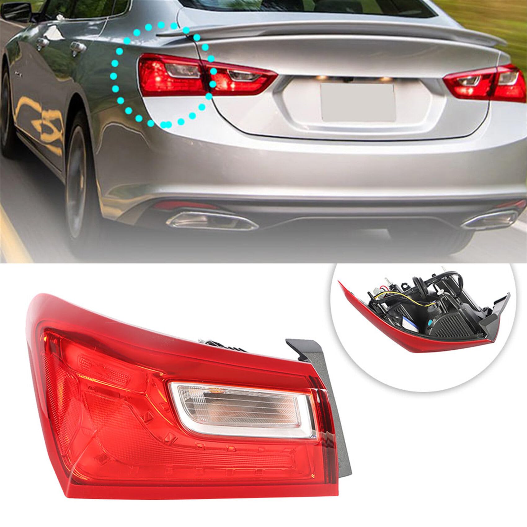 Chevy Malibu Tail Light Replacement NightEye Chevrolet Malibu Tail