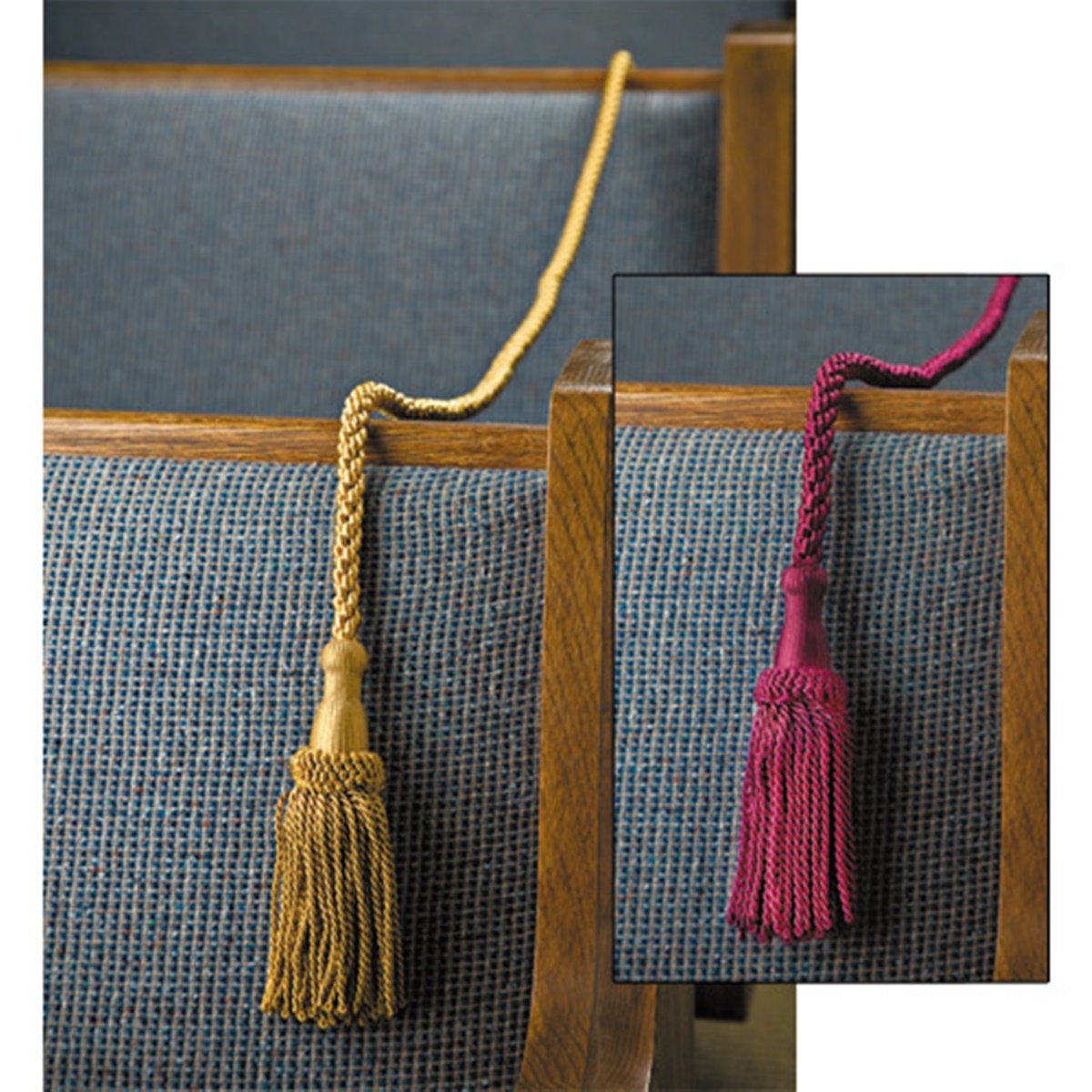 Amazon.com: Christian Brands Weighted Pew Reservation Rope with Tassel ...
