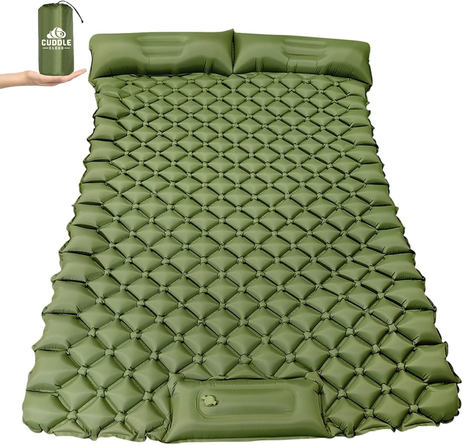Amazon.com : Double Camping Mattress - 79'' x 49'' 2 Person Sleeping ...