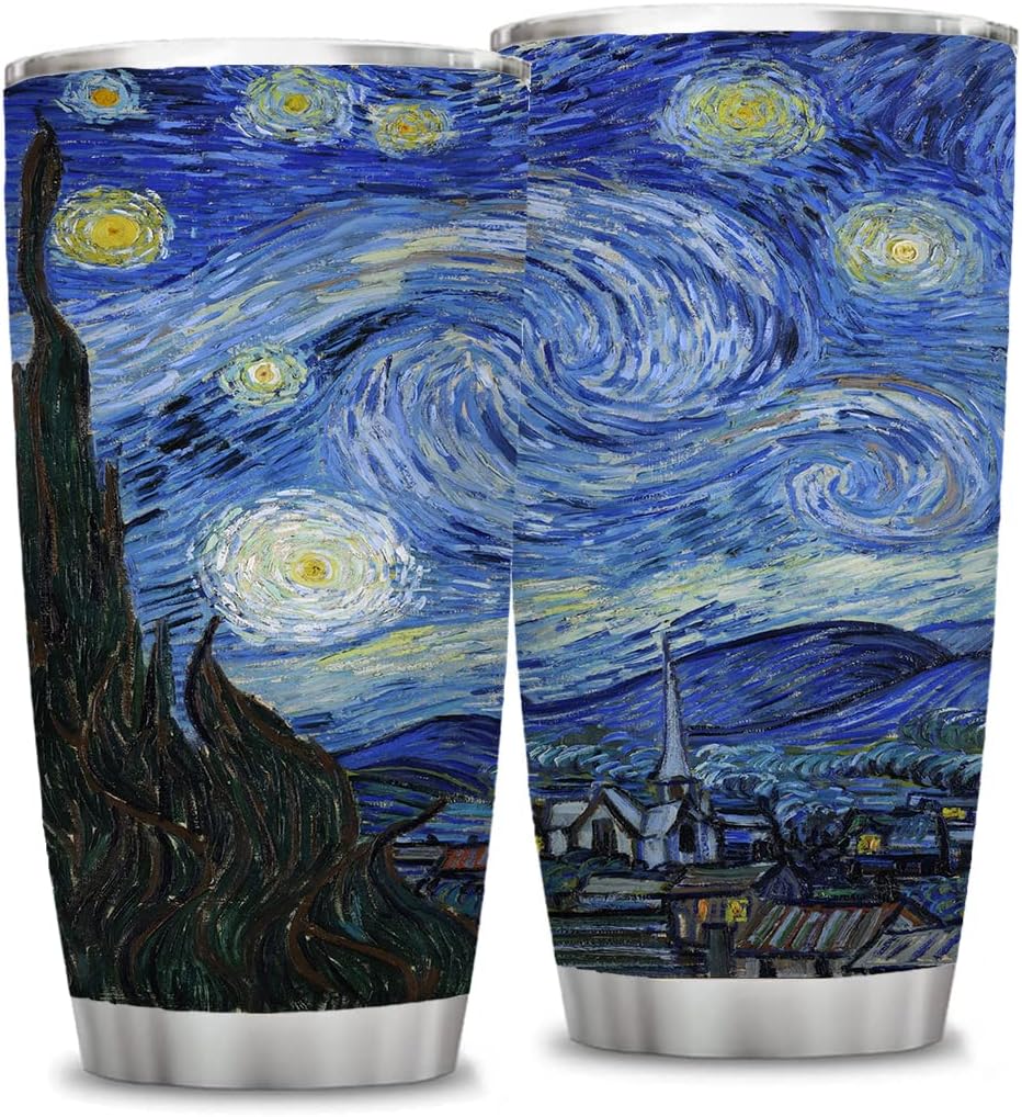 Amazon.com | Classic Art The Starry Night Van Gogh Coffee Mug Cup -20 ...