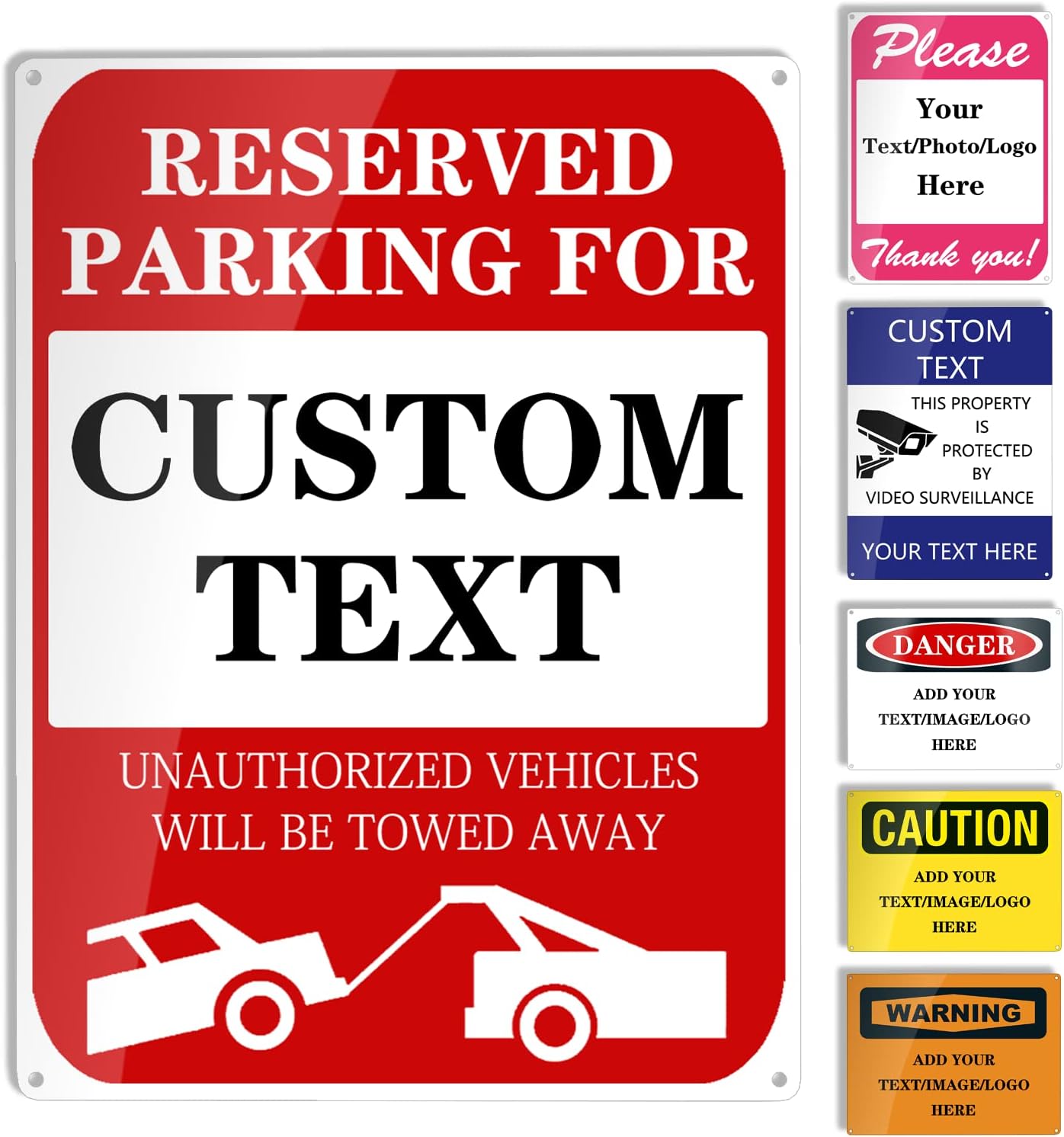Amazon.com: Custom Reserved Parking Sign,Personalized No Parking ...