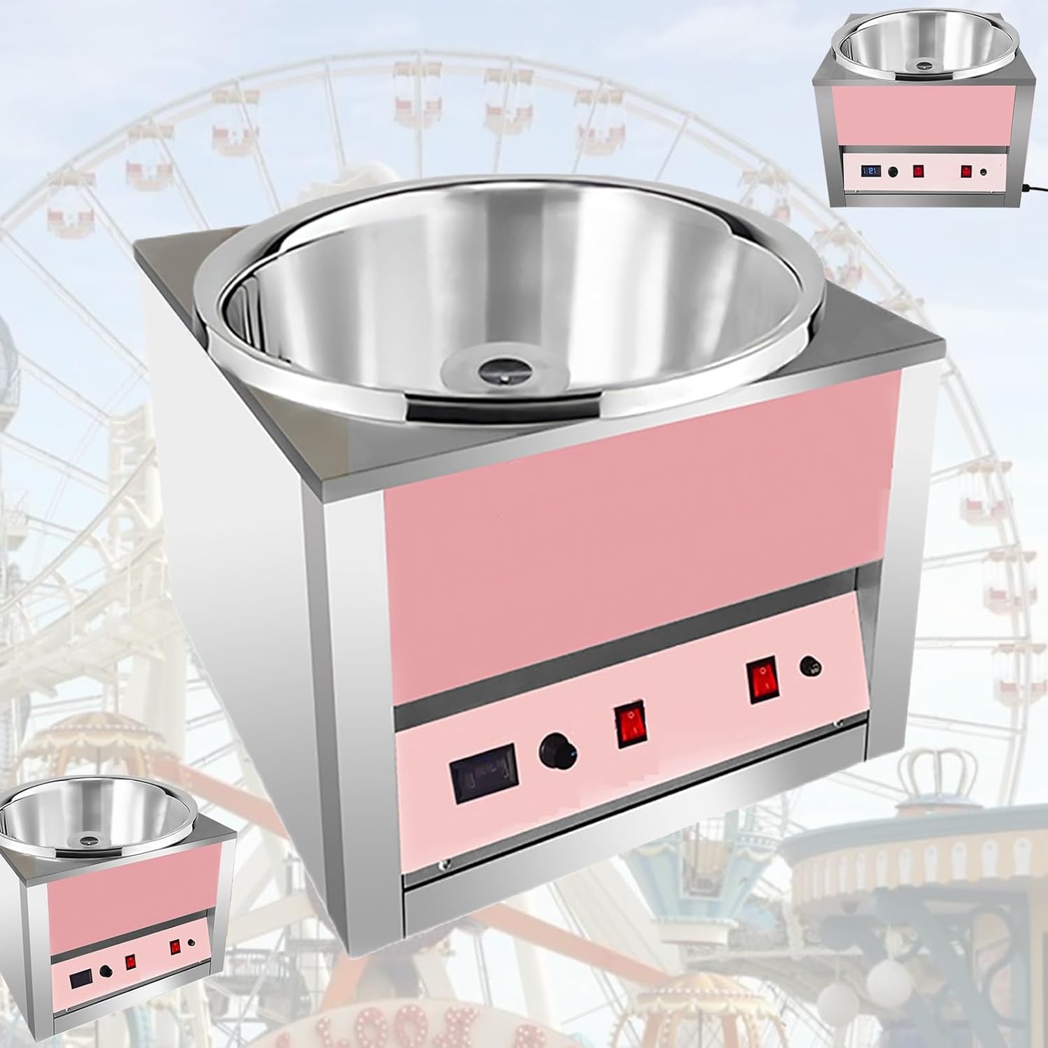 Cotton Candy Machine, Home/Commercial Electric Sugar Spinning Machine ...