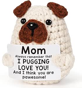 Amazon.com: Mother Birthday Gifts for Mom | Mini Crochet Animals Puppy ...