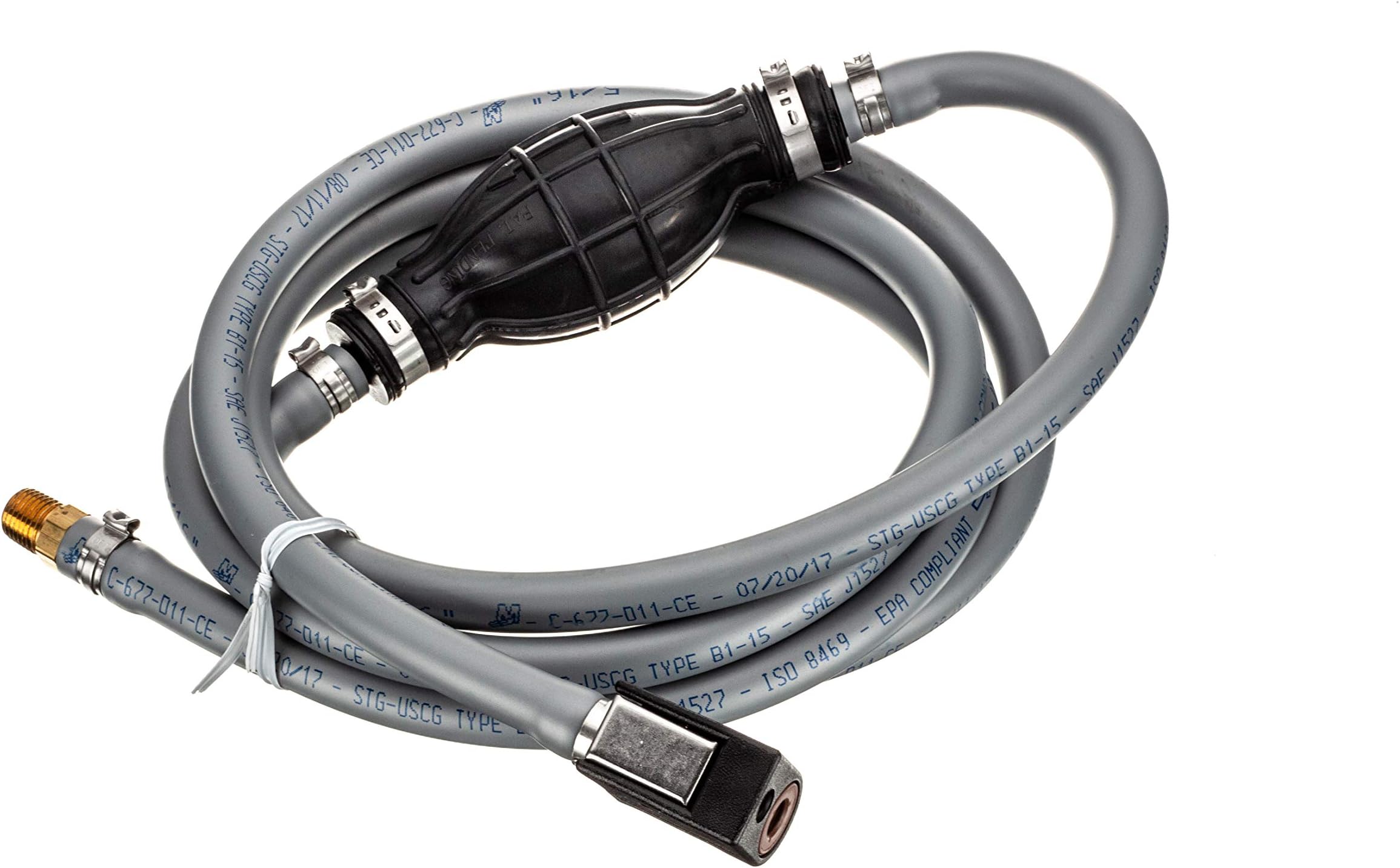 Amazon.com: SeaLux Universal Outboard Fuel Line Assembly with Primer ...
