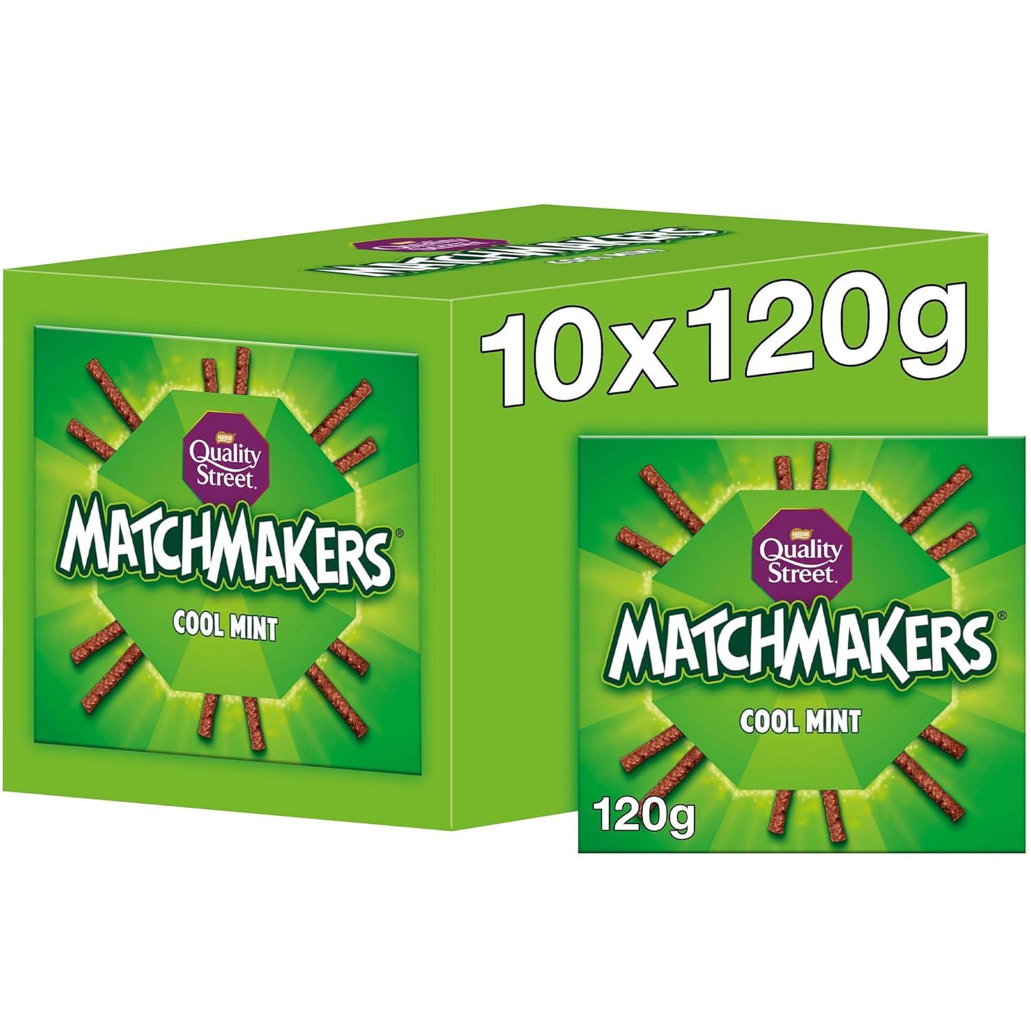 Amazon.com : Quality Street Matchmakers Cool Mint Chocolates, 120 g ...