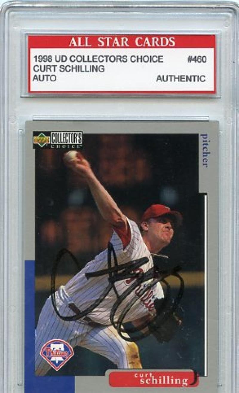 Curt Schilling Signed 1998 Ud Collectors Choice All Star Cards Auth W ...