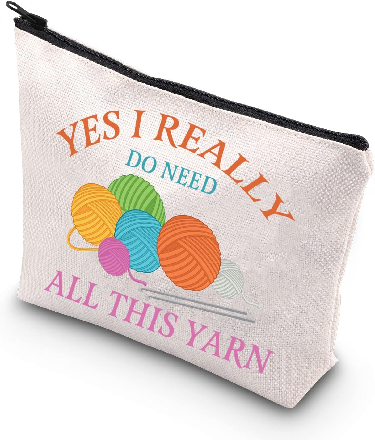 Amazon.com: BDPWSS Yes I Really Do Need All This Yarn Makeup Bag ...