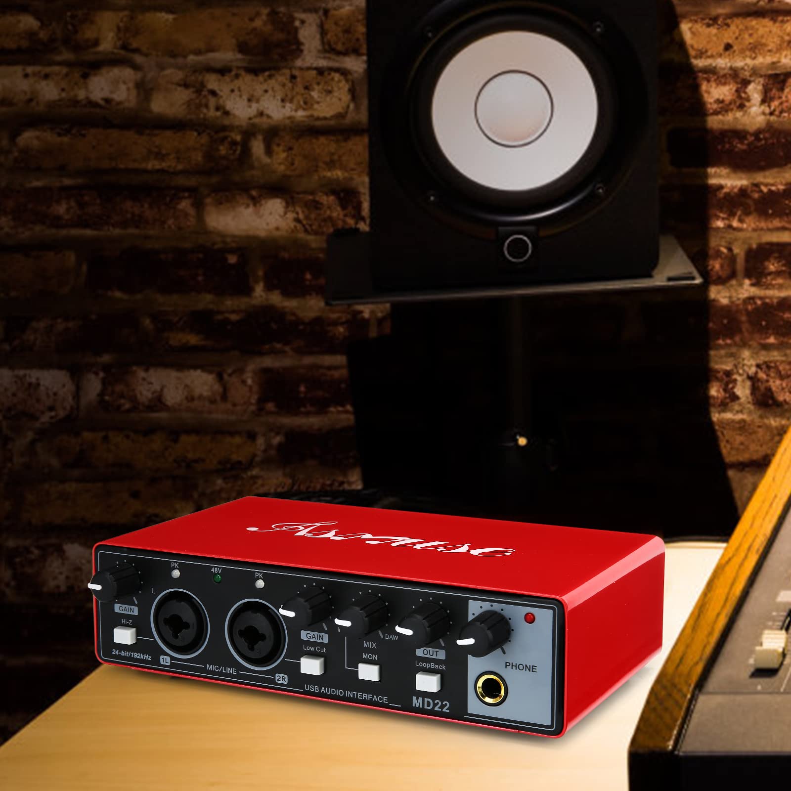 Snapklik.com : 4 Channels USB Audio Interface, 24-bit/192 kHz High ...