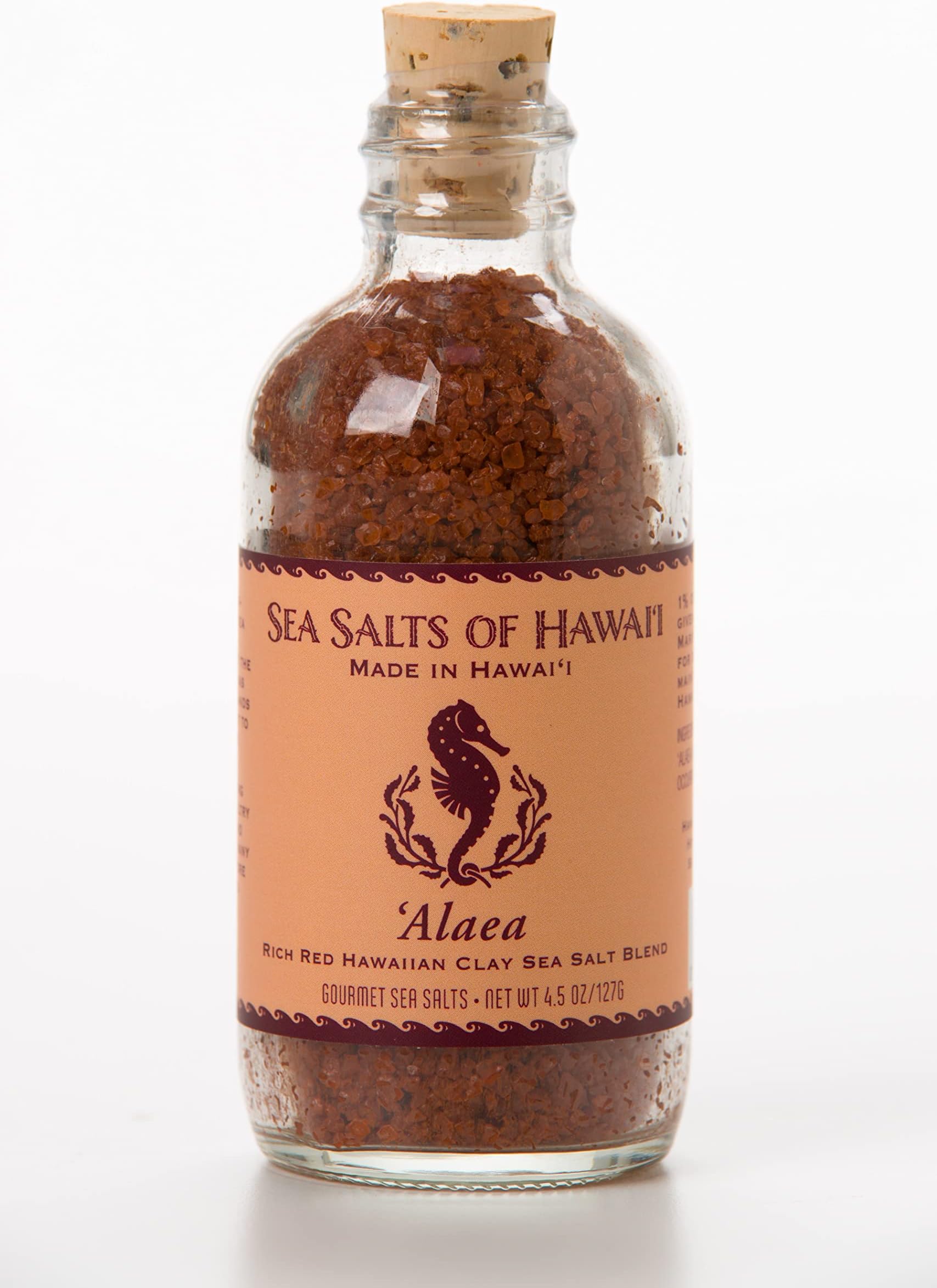 Amazon.com : Hawaiian Pa'Akai Inc, Alaea Sea Salt Medium Grains, 16 oz ...