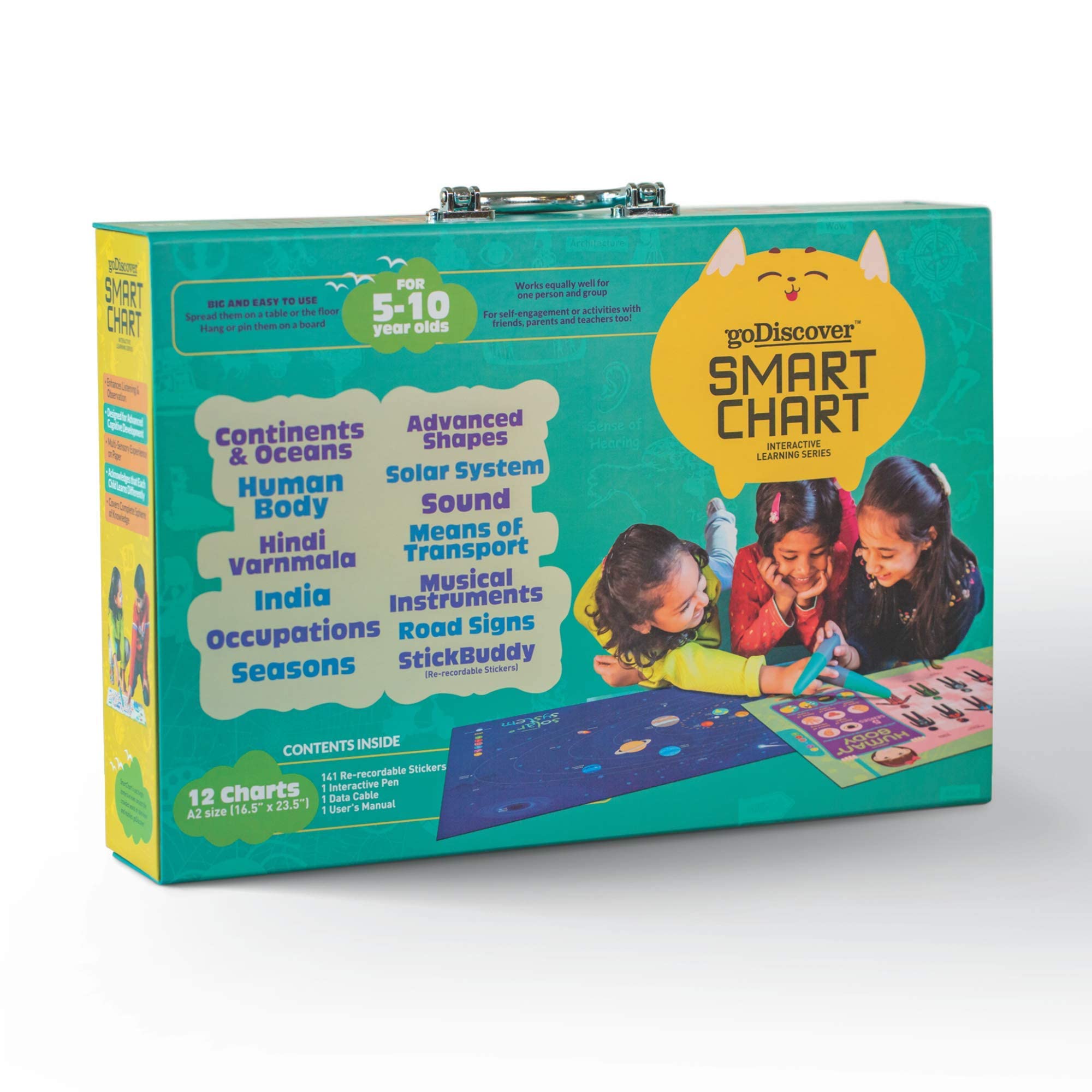 Buy godiscover Smart Chart with Talking Pen for Kids, Self Reading ...