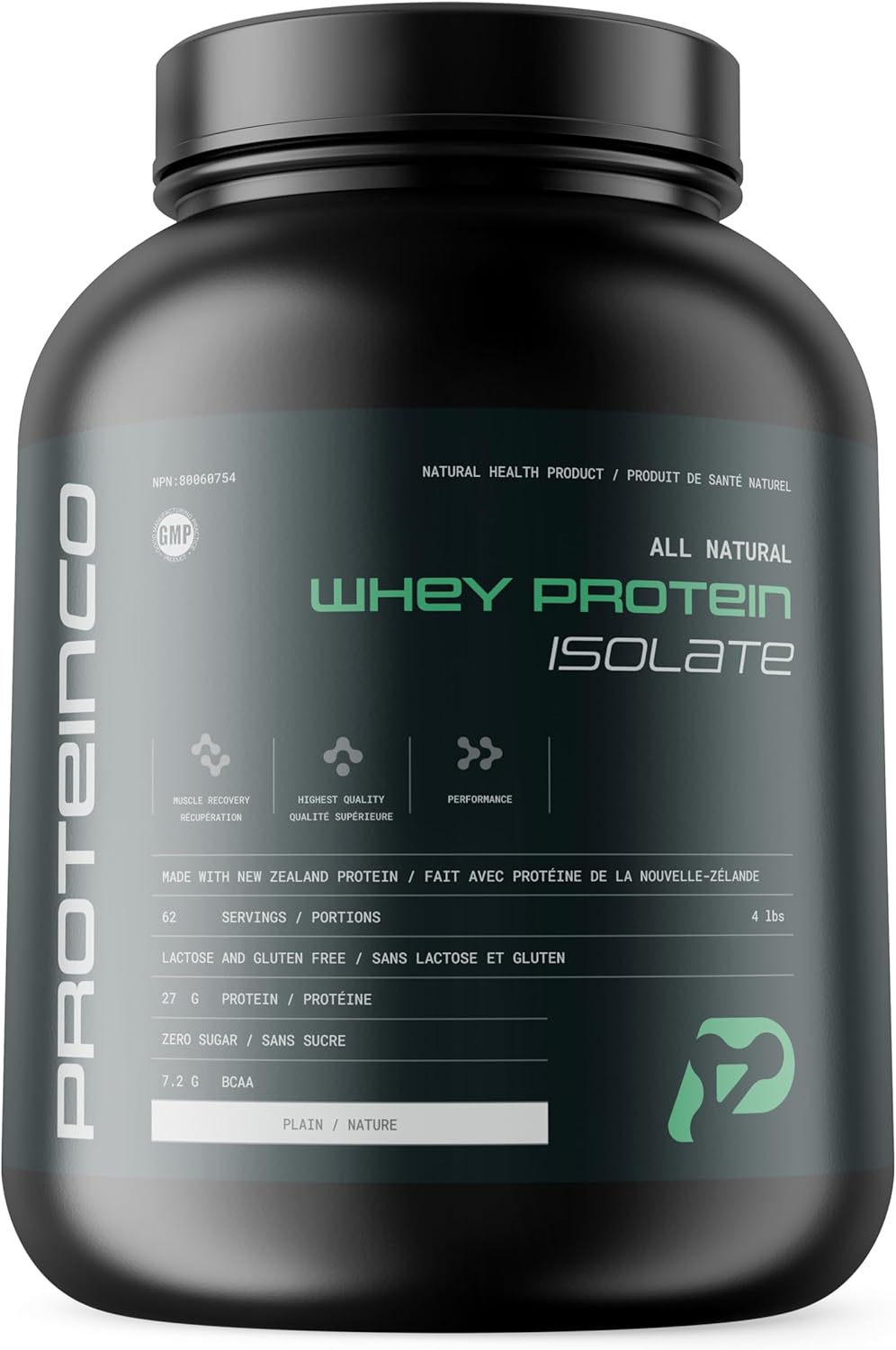 ProteinCo Pure Grass-Fed New Zealand Whey Protein Isolate Powder