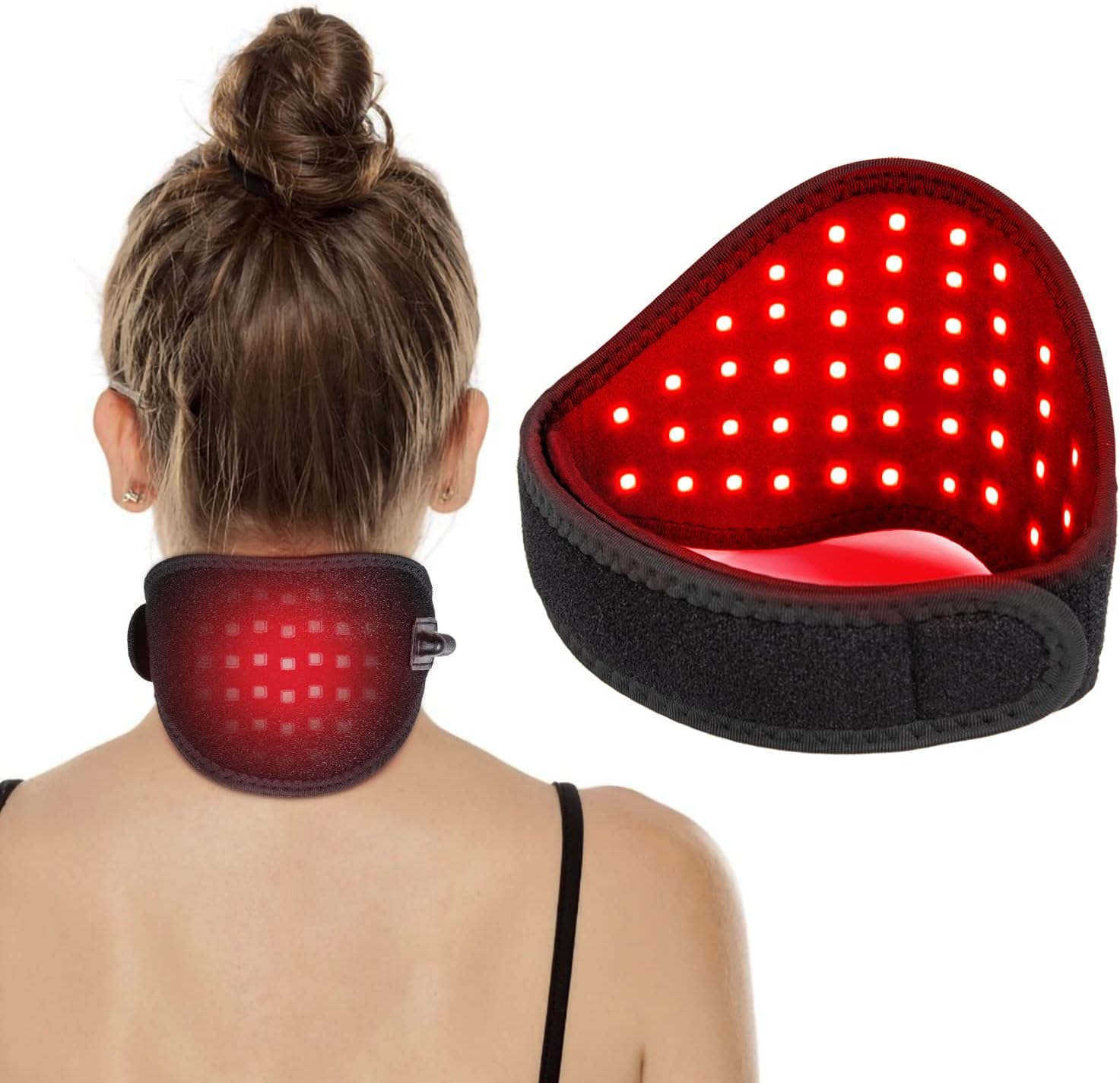 Amazon.com: Comfytemp Portable Cordless Red Light Therapy for Neck Pain ...