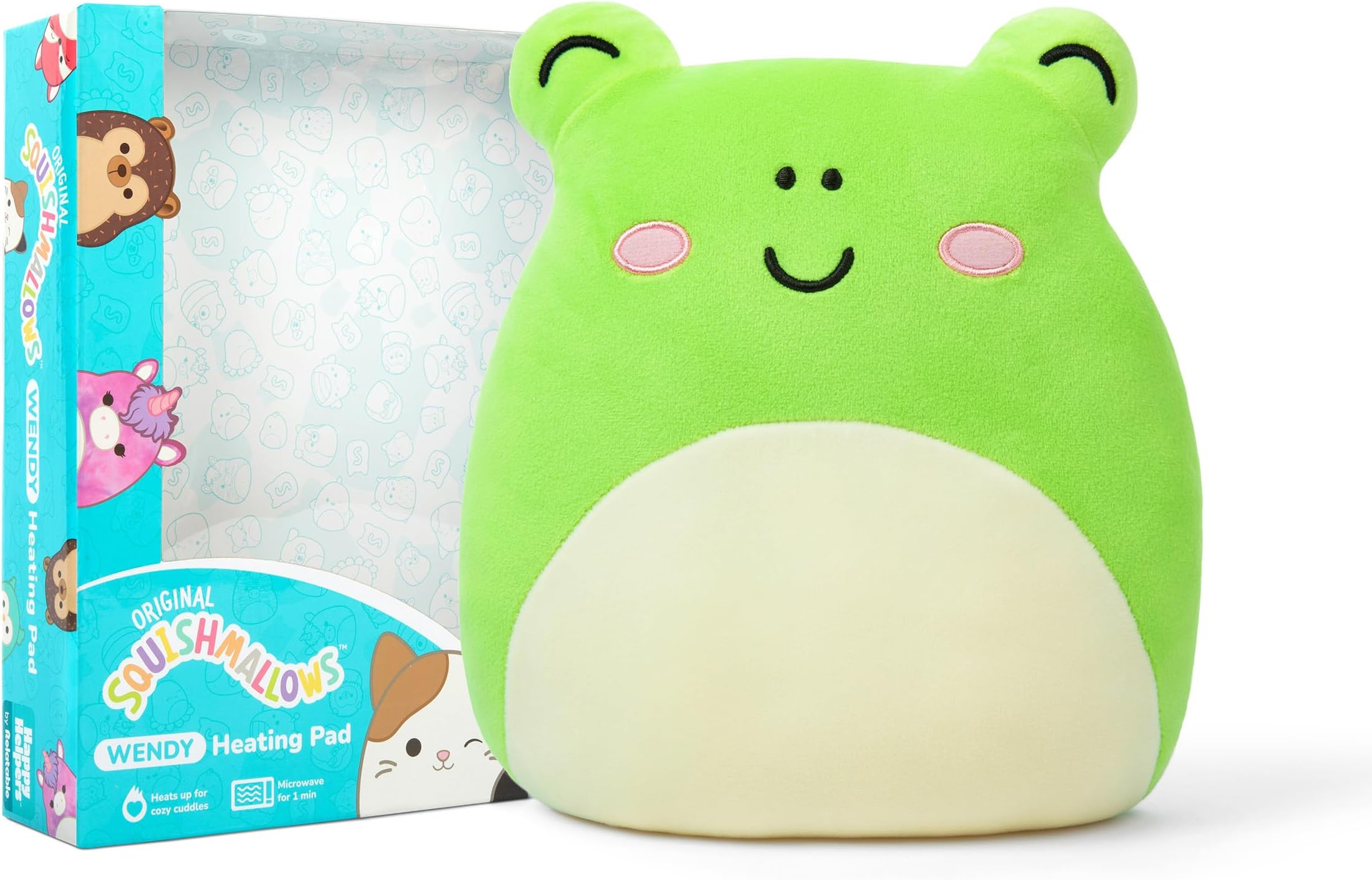 Amazon.com: Squishmallows Wendy The Frog by Relatable, Microwavable ...