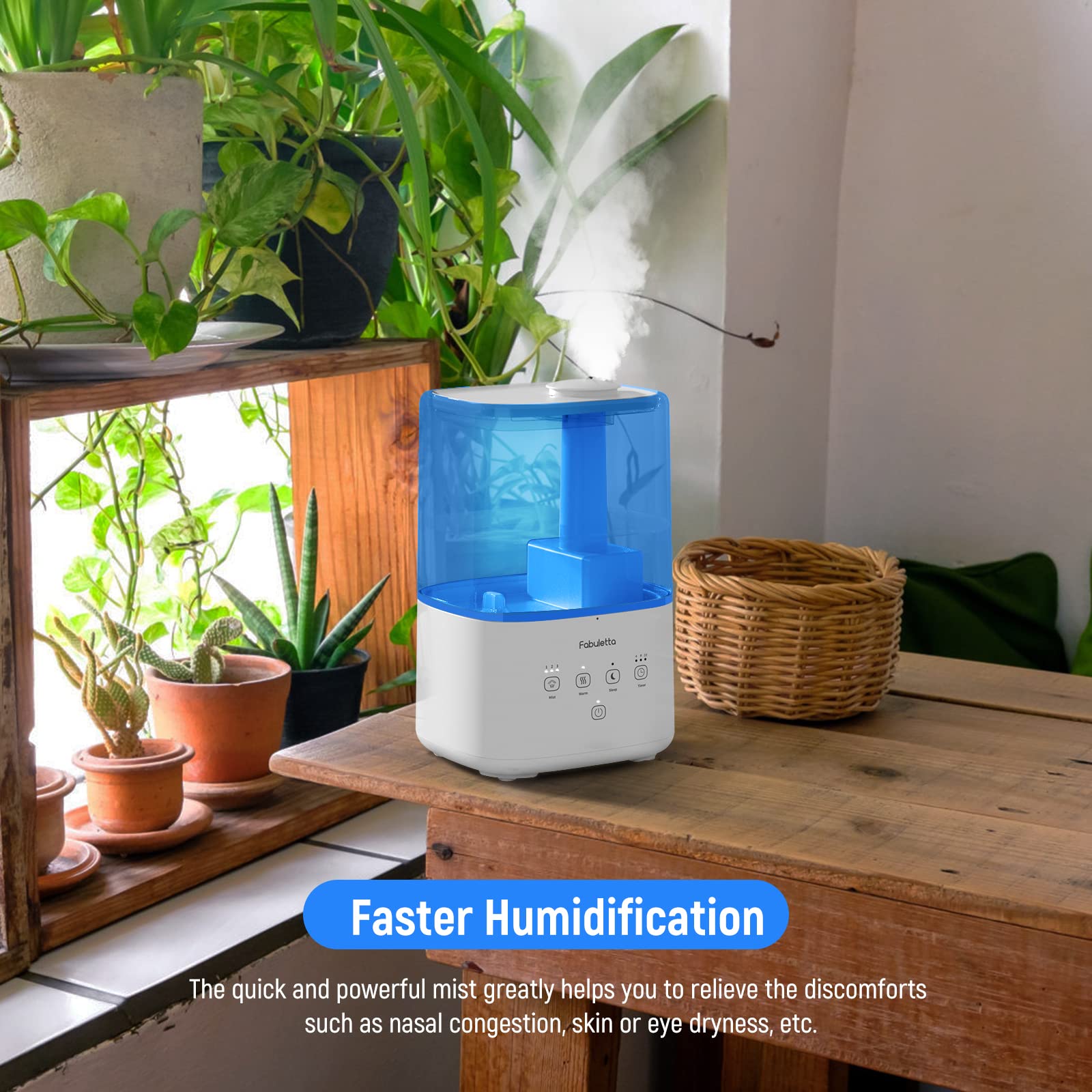 Humidifiers for Bedroom Fabul...B0B6G9171P | Encarguelo.com
