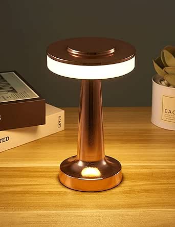 KRYSA Table Lamp, Touch Sensor Bedside Lamps, LED Desk Night Light for ...