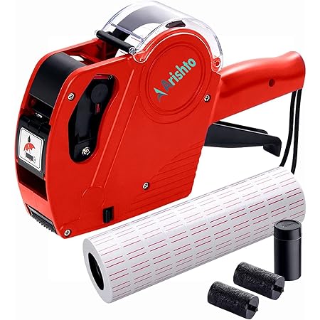 Arishto Pack of 1 Price Labeller Printing Rate Printer (MRP Rate Gun ...