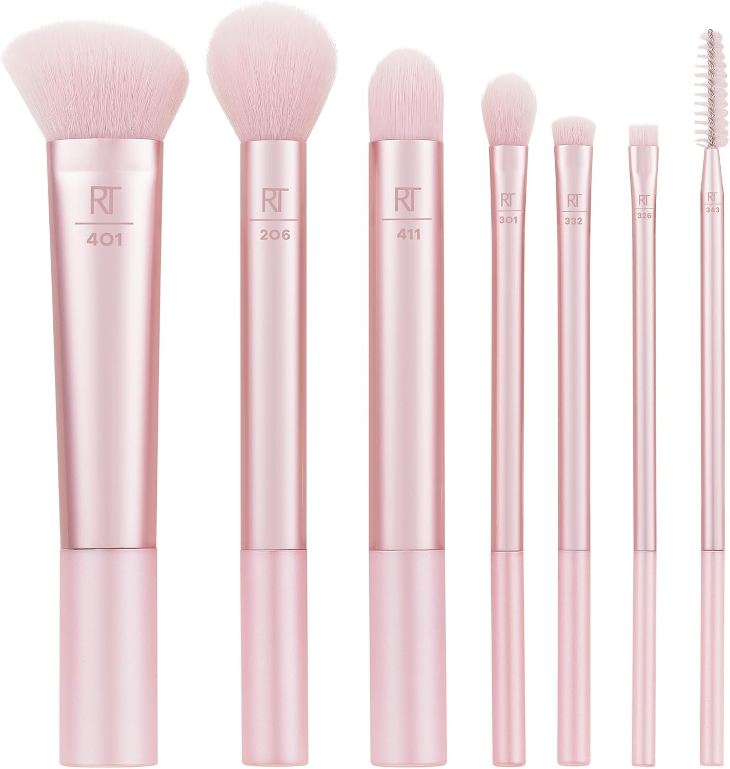 Real Techniques Limited Edition Light Up The Night Brush Kit, 7 Piece ...