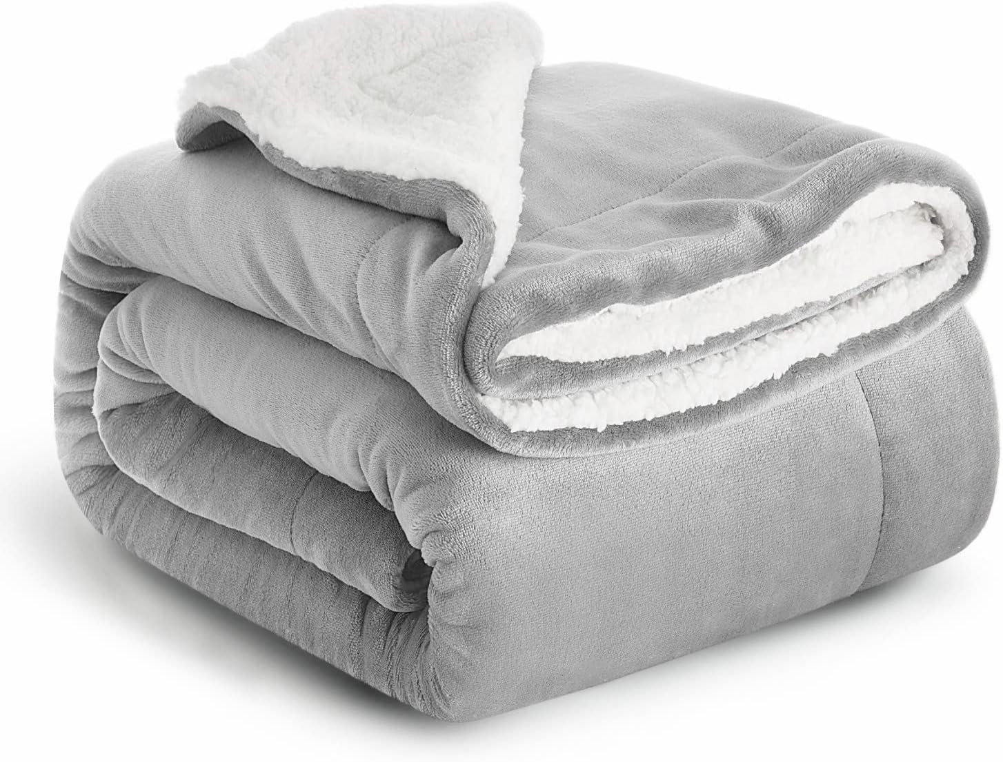 Imperial Rooms Sherpa Fleece Blanket Bed Throws Blankets For Sofas Soft ...