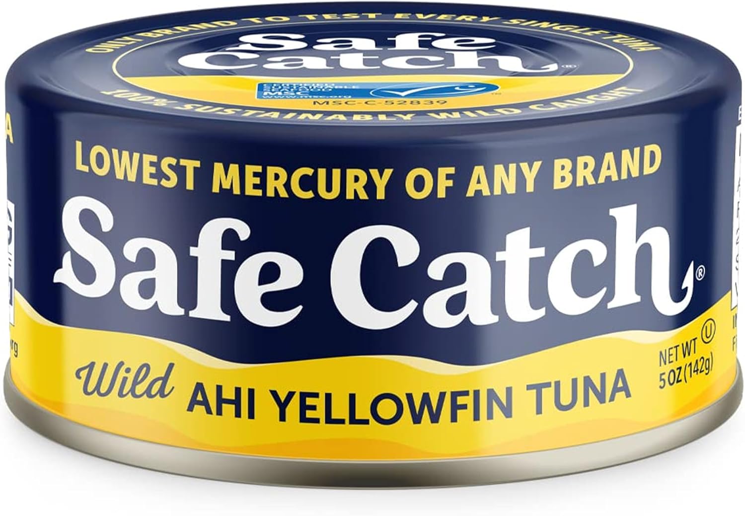 Safe Catch Wild Ahi Yellowfin Tuna Fish Canned, Wild Caught, Lowest ...