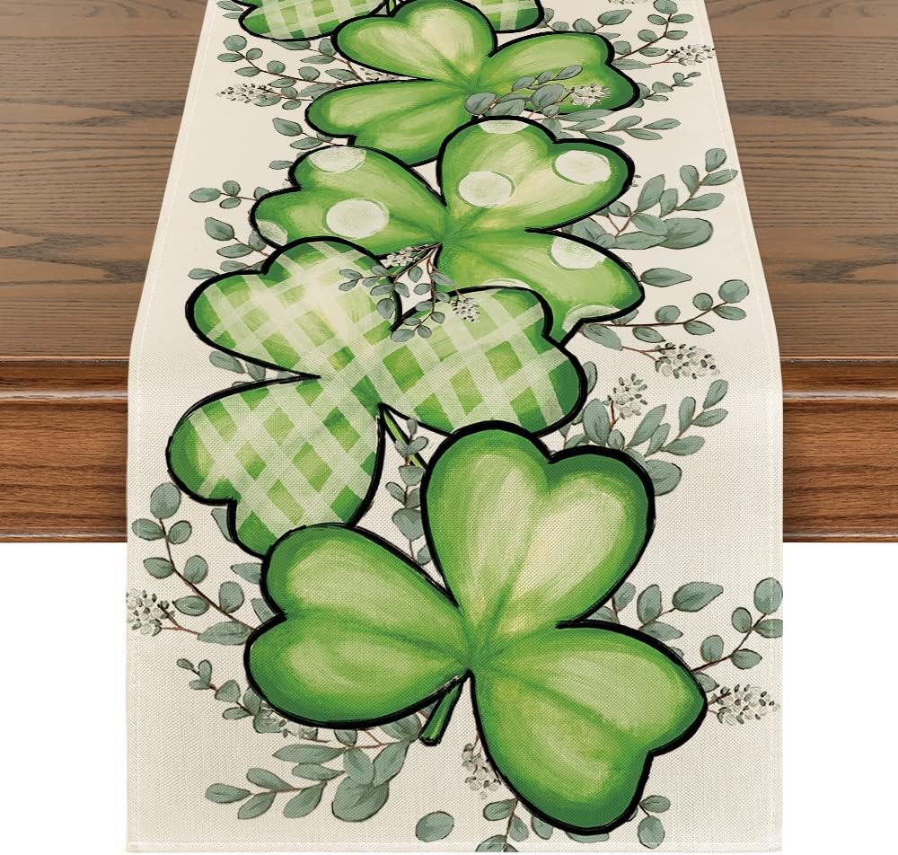 Amazon.com: Creative Linens St. Patrick's Day Table Linens, Spring ...