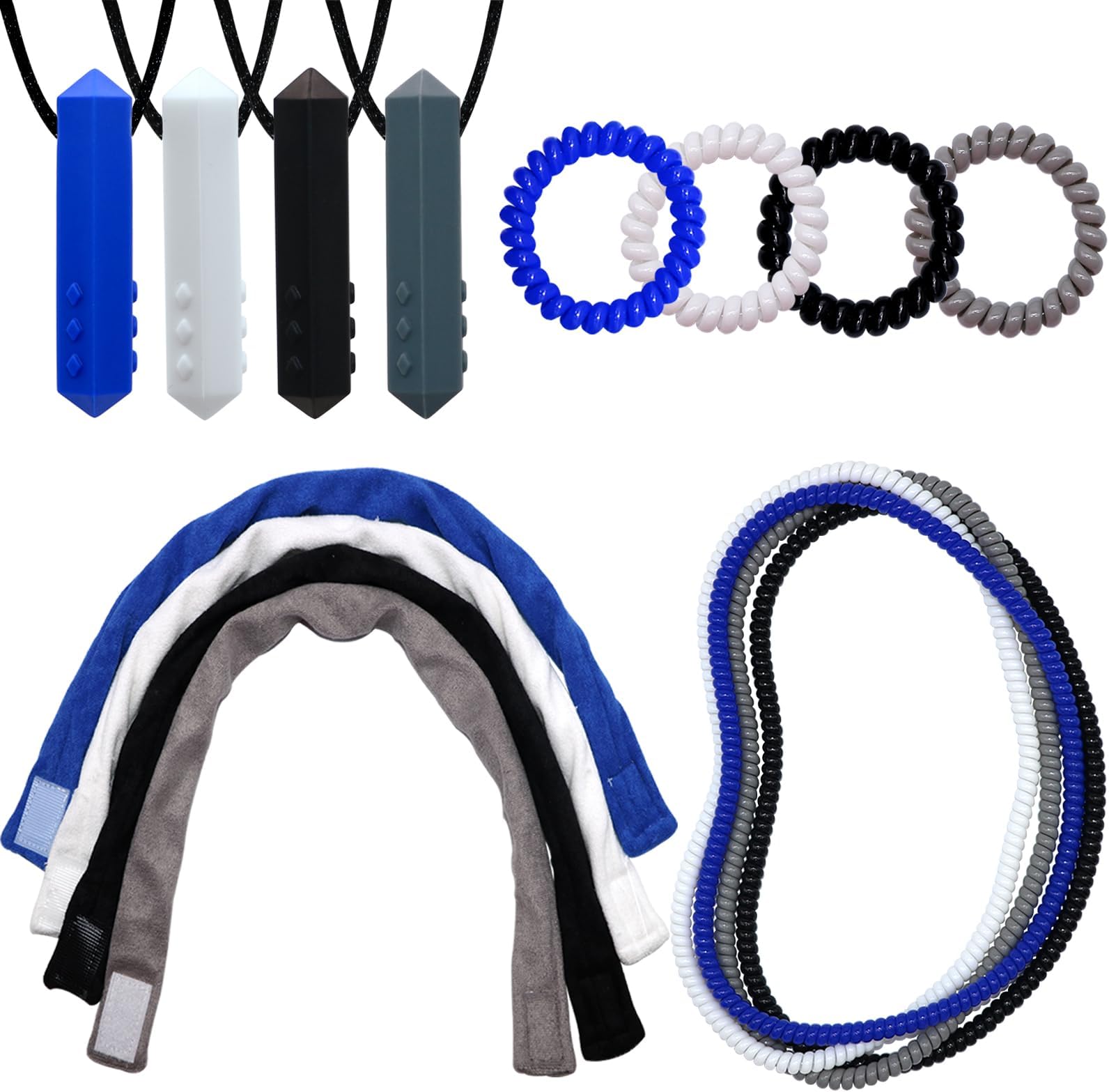 Amazon.com : Sensory Necklaces for Chewing Boys Girls, 16 Pack Stretchy ...