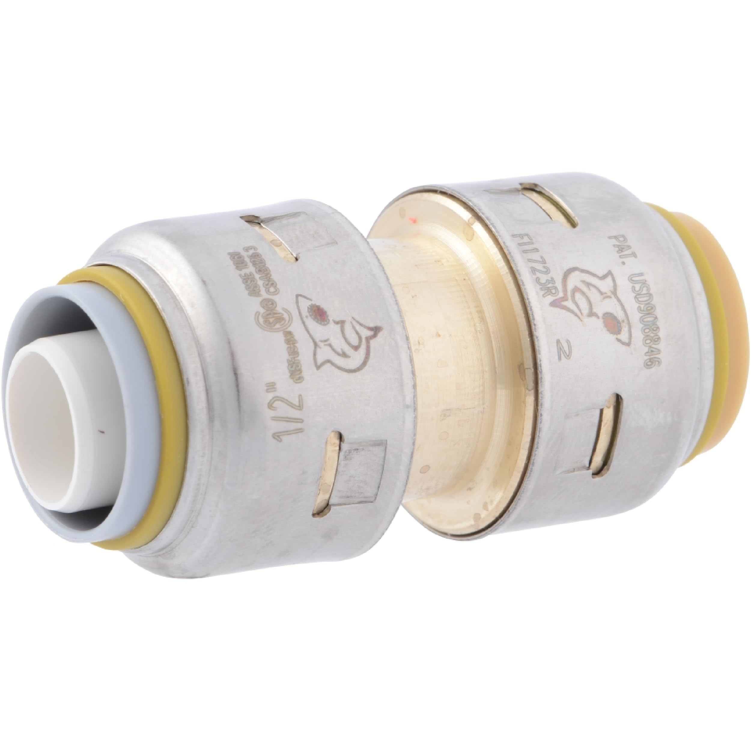 Snapklik.com : SharkBite Max 1/2 Inch Polybutylene Transition Coupling