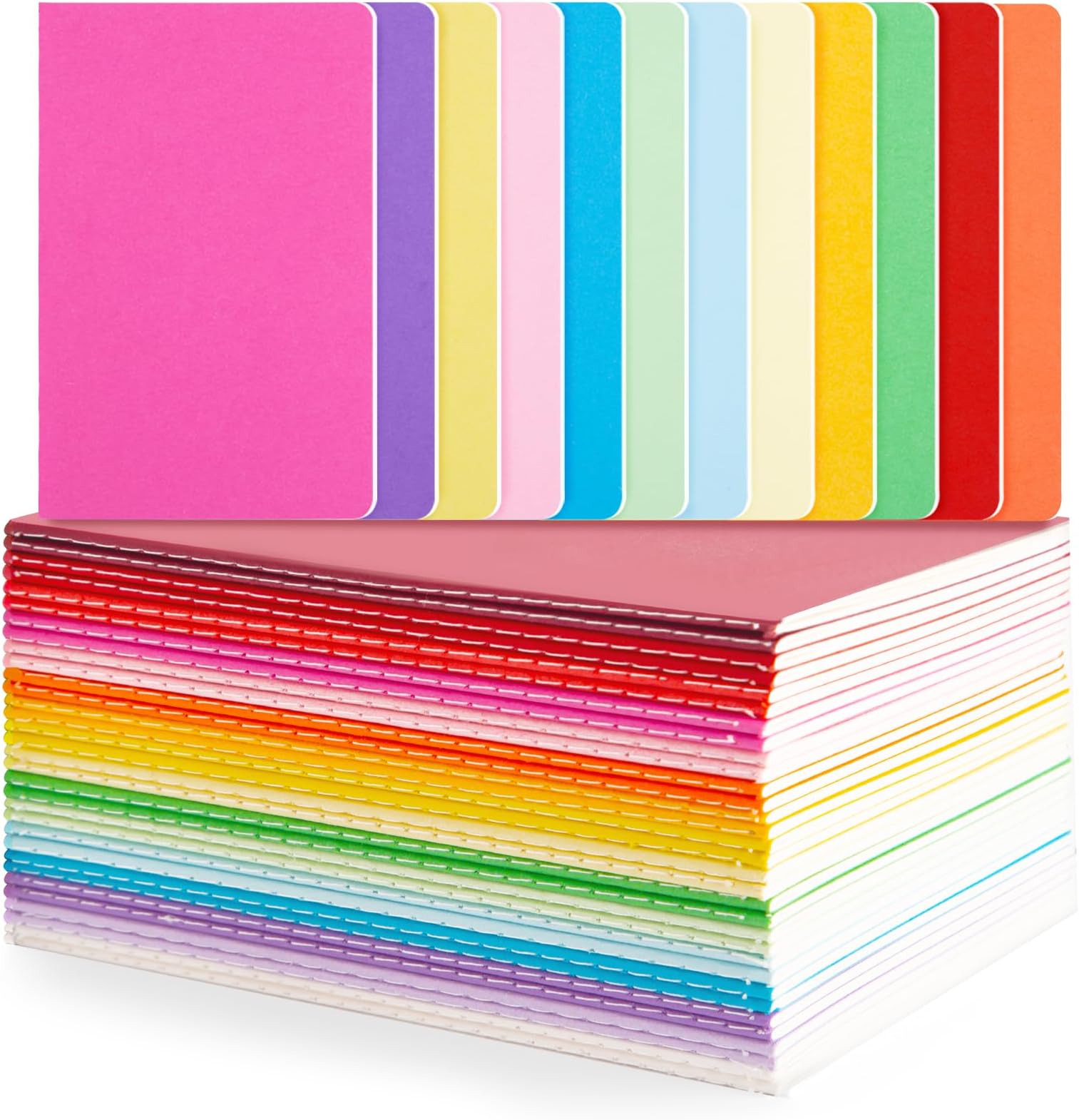 Amazon.com: HIBOX 32PCS Mini Pocket Notebooks, Small Blank Notebooks ...
