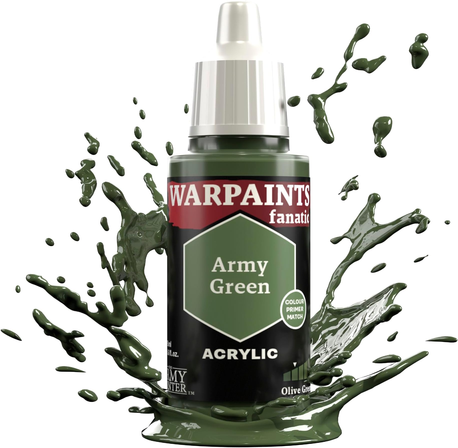 Amazon.com: The Army Painter Greens Warpaints Fanatic 18ml Acrylic ...