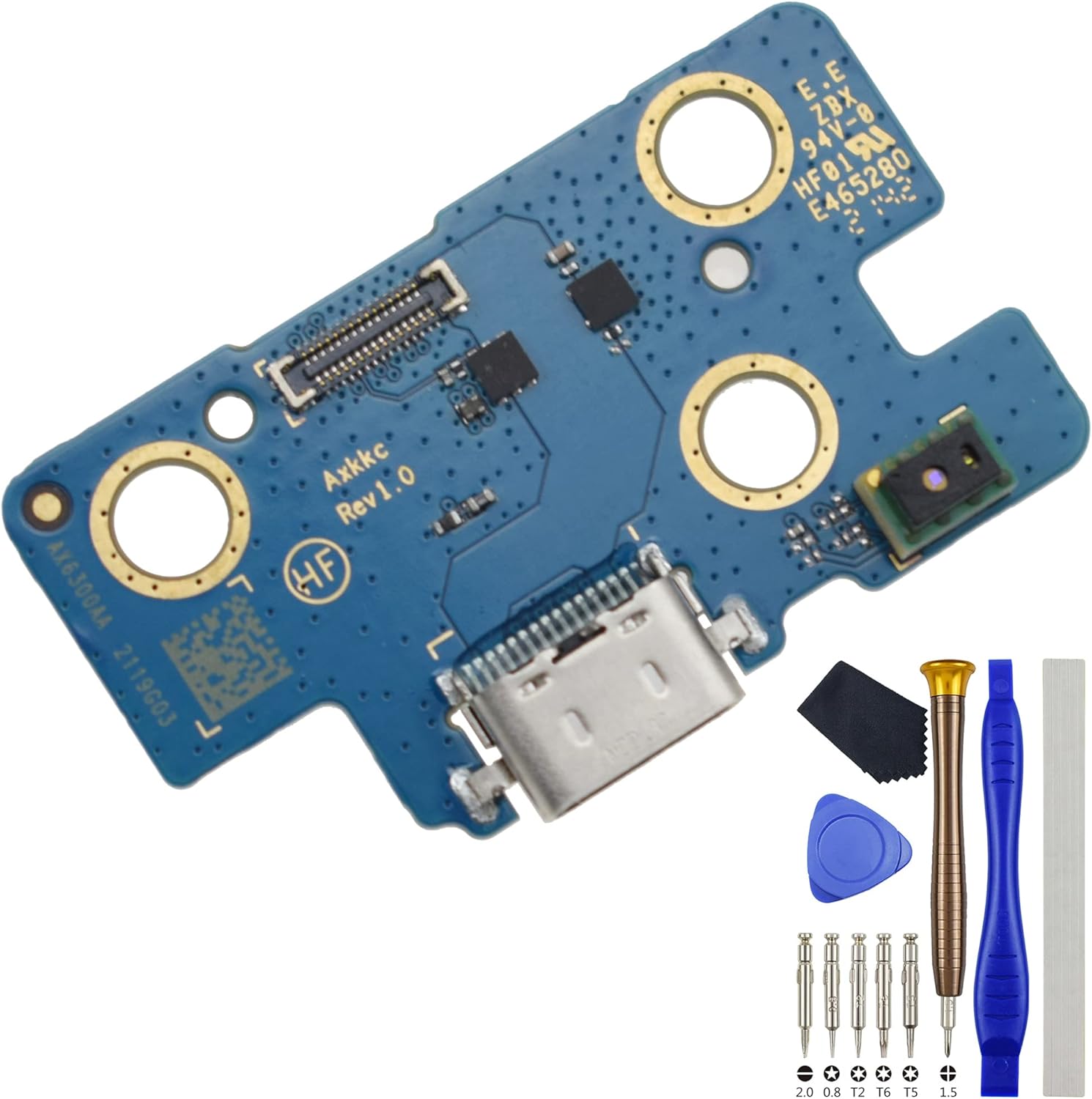 VEKIR SM-X200 USB Charger Port Charging Jack Connector Ribbon Flex ...