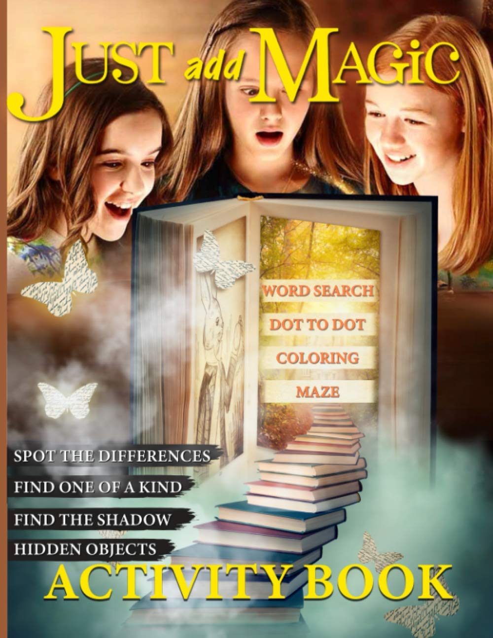 Buy Just Add Magic Activity Book: Find Shadow, Word Search, Hidden ...