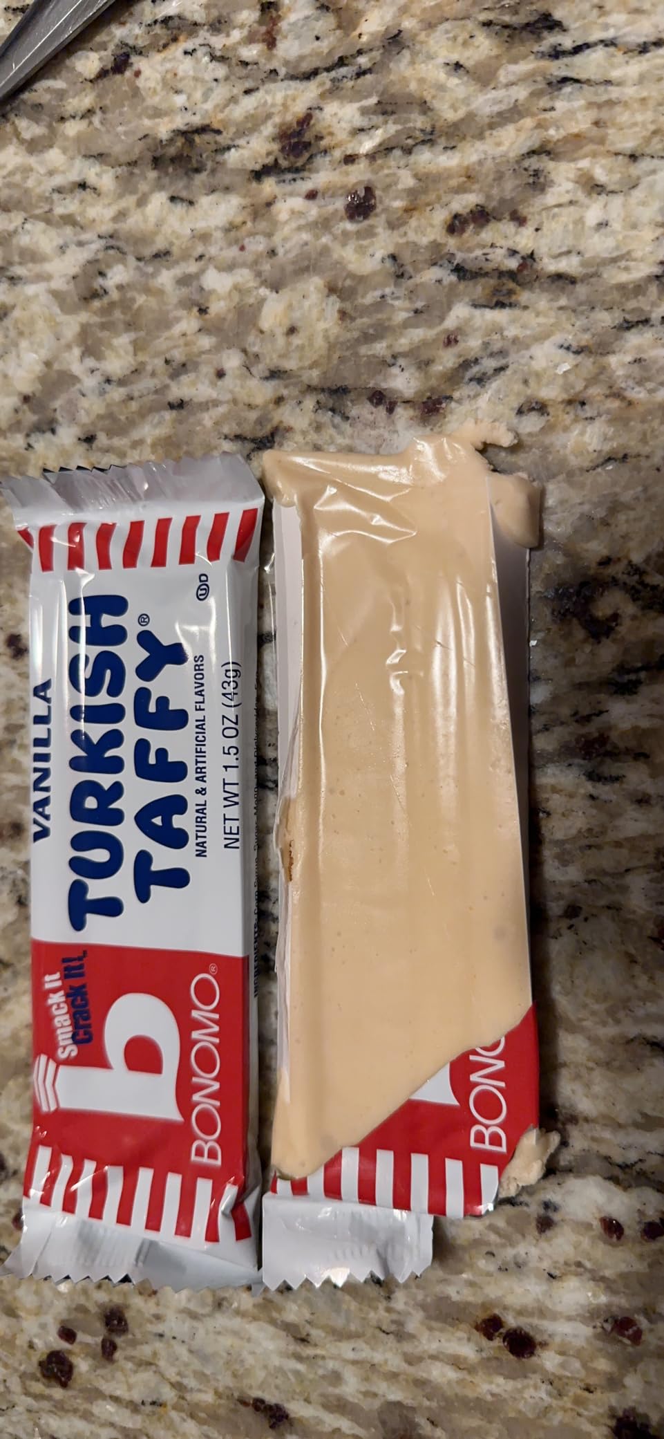 Amazon.com : Bonomo Turkish Taffy Bar, Vanilla, 1.5 Ounce (Pack of 24 ...