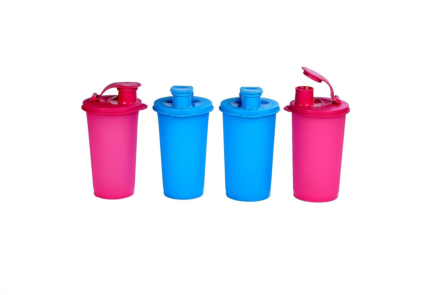 Signoraware Small Stylish Sipper Set, 370ml, Set of 4, Multicolour ...