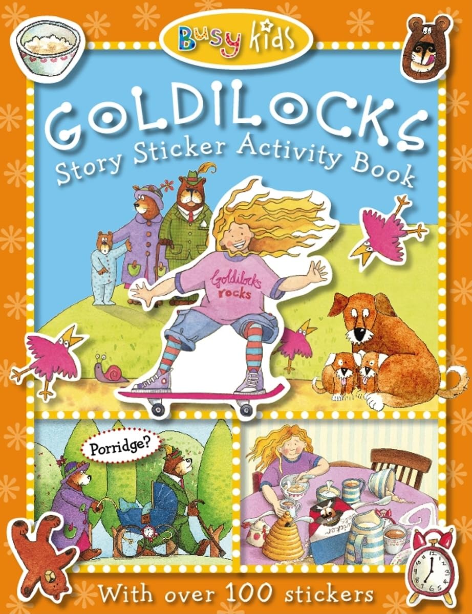 Goldilocks (Busy Kids Sticker Storybook) : Scollen, Chris: Amazon.es ...