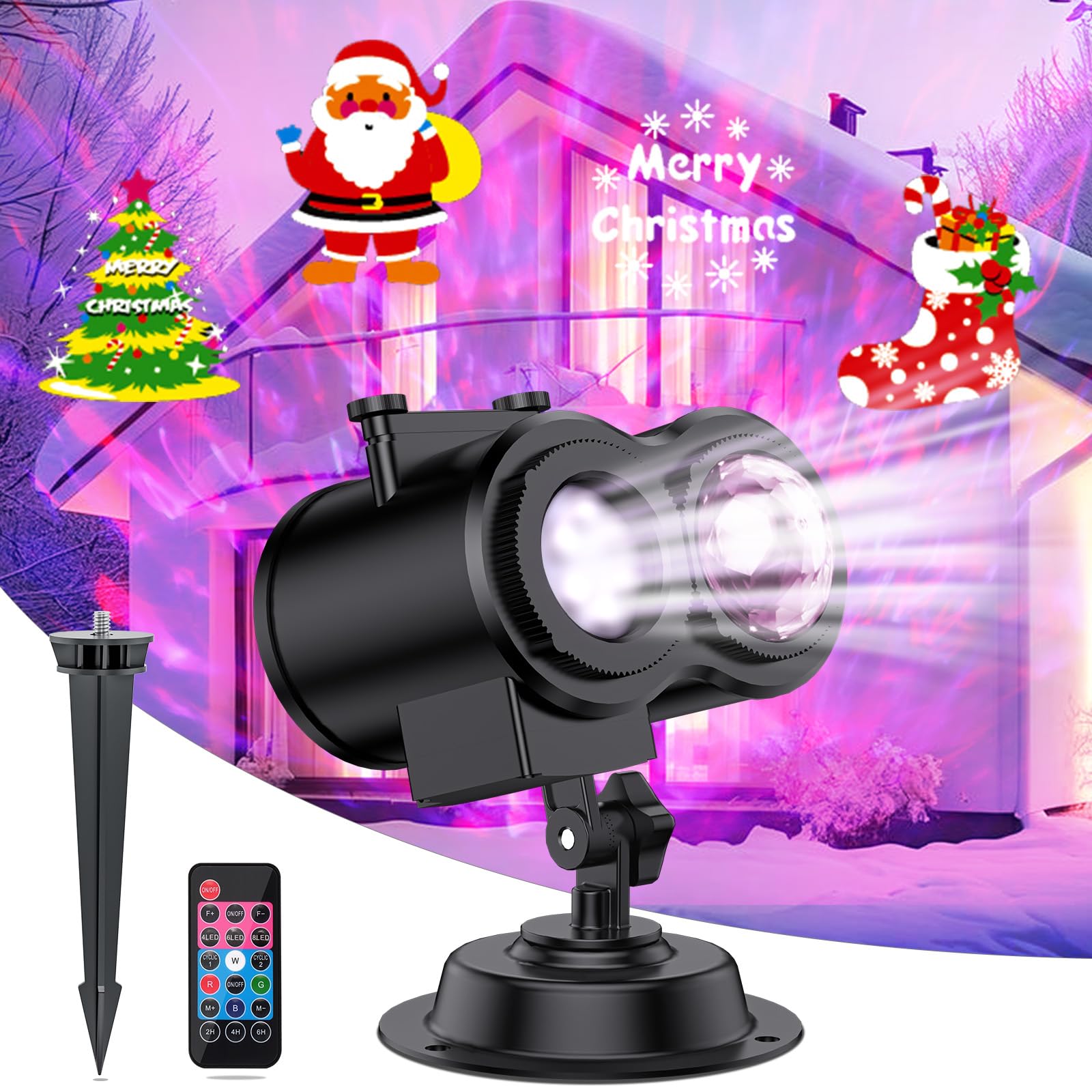 Halloween Christmas Projector Lights Outdoor Waterproof Holiday ...
