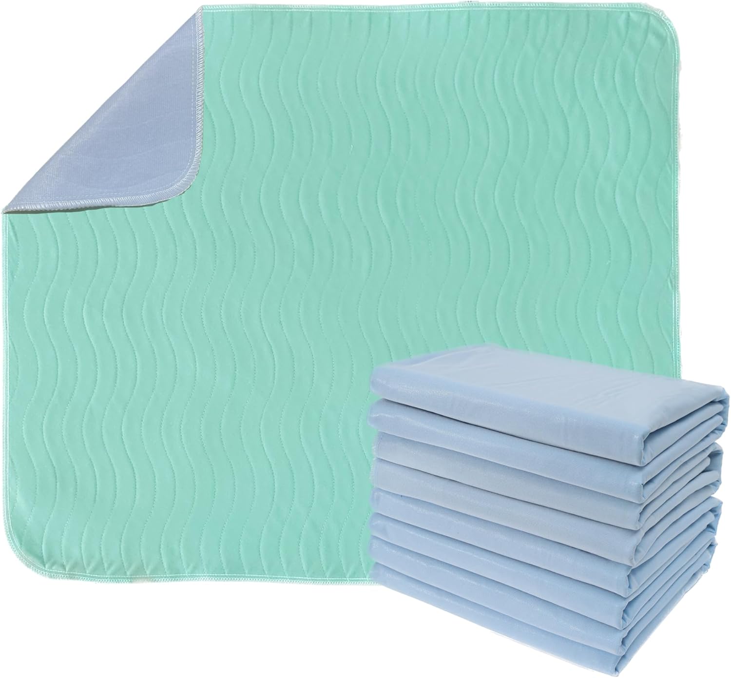 Amazon.com: Washable Quick Dry Underpads Incontinence Bed Pads Reusable ...