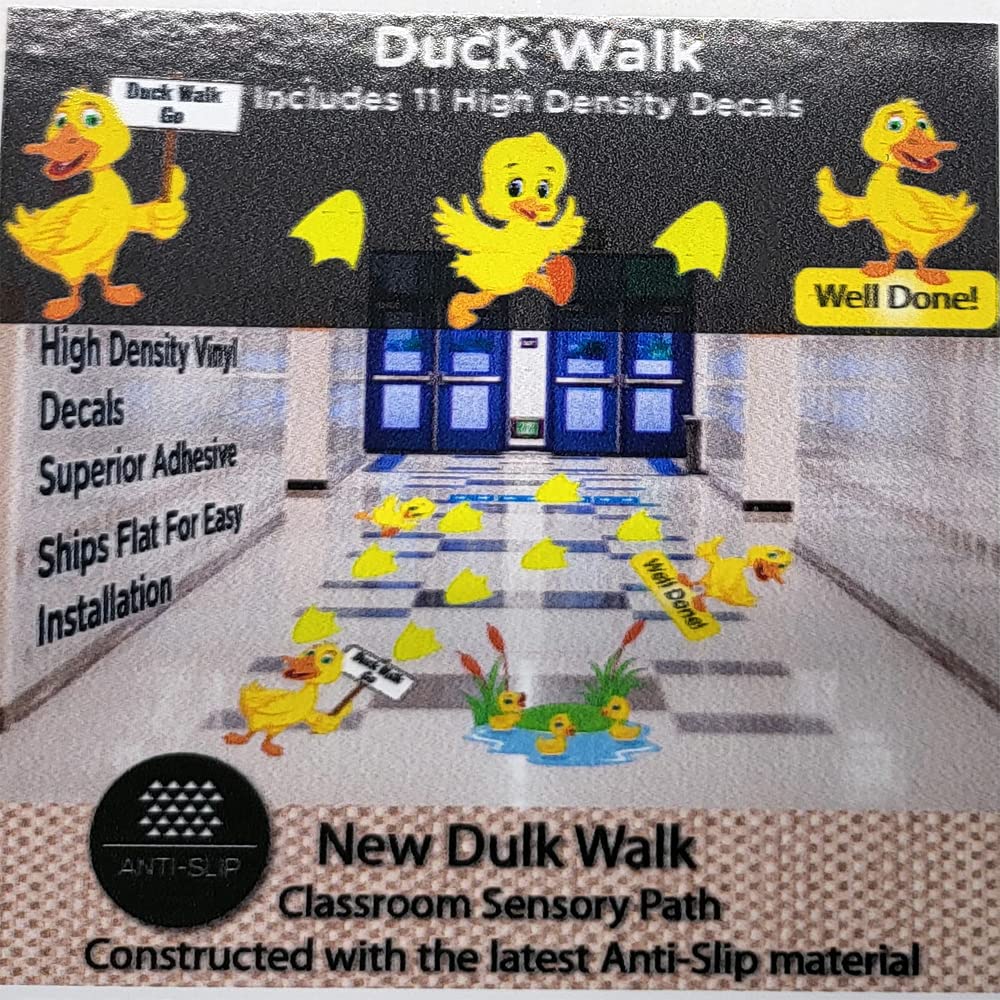 Amazon.com: Anti-Slip Safety First - Duck Walk Sensory Pathway - School ...
