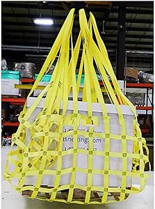 Amazon.com: Safety Lifting Net Straps, Webbing Net Cargo Securing Net ...