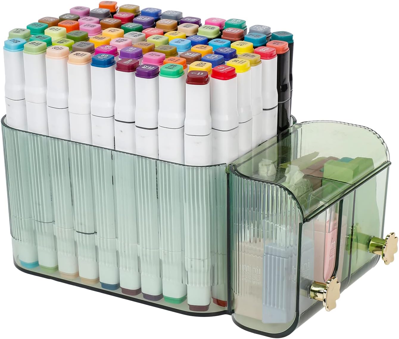 Amazon.com: Tahaje Plastic Office Supplies Organizer for Wall, Adhesive ...