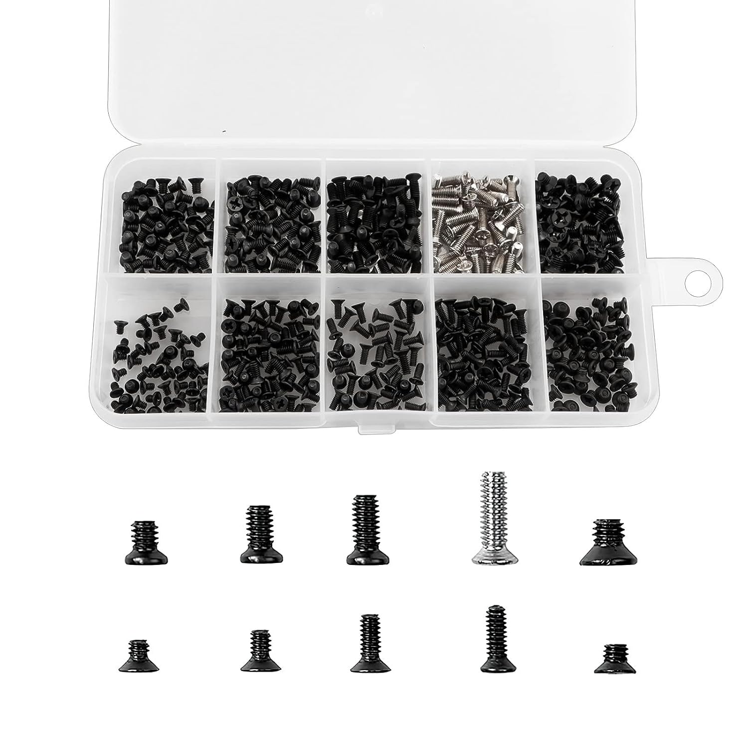 Laptop Computer Screws Kit, 500pcs Micro Screws M2.5 M3 Flat Head ...