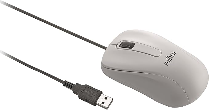 Fujitsu Mouse M520 Optical Mouse 3 Buttons, White : Amazon.co.uk ...