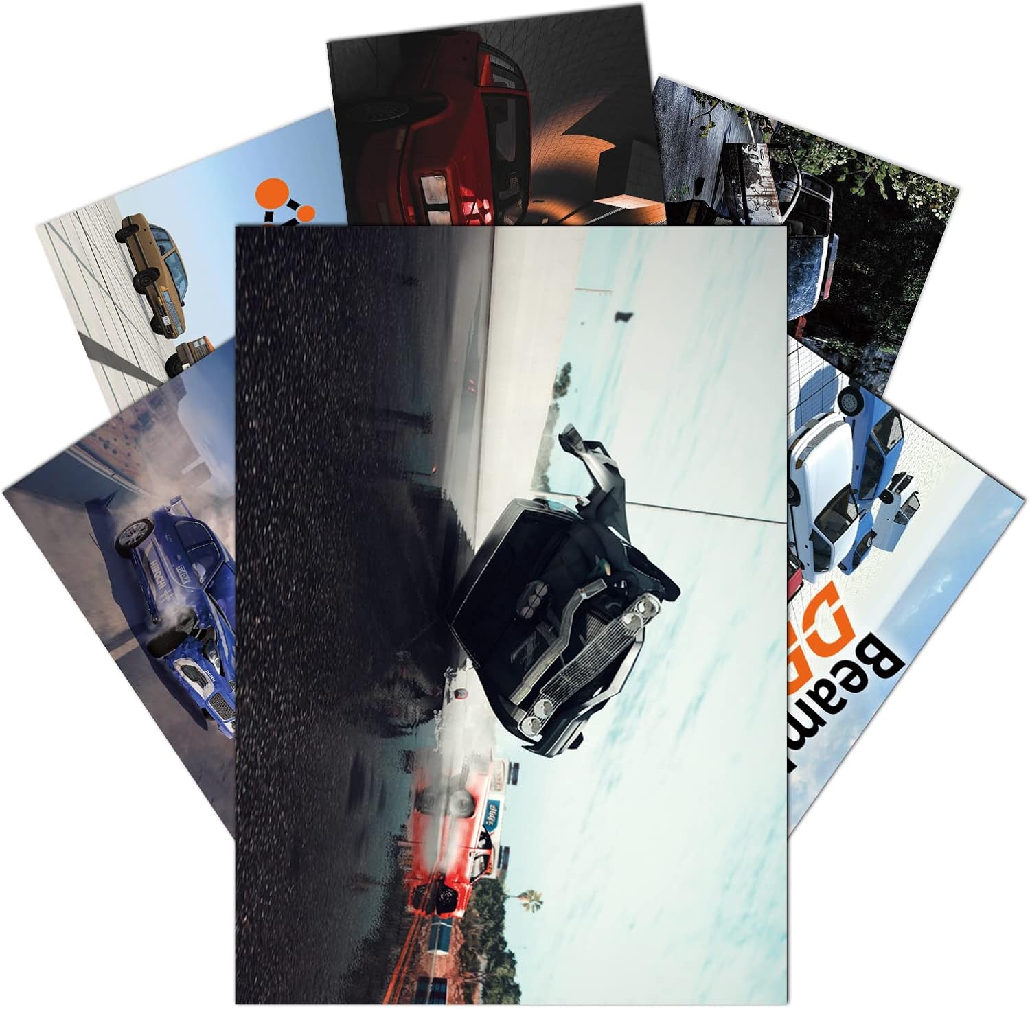 Amazon.com: BeamNG.drive Poster Modern Wall Art Print Decor 6 Pcs Game ...